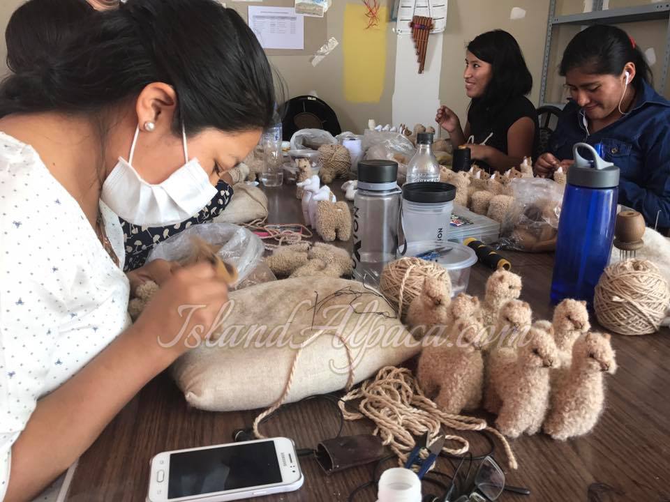 100% Alpaca Hand-Felted Toy